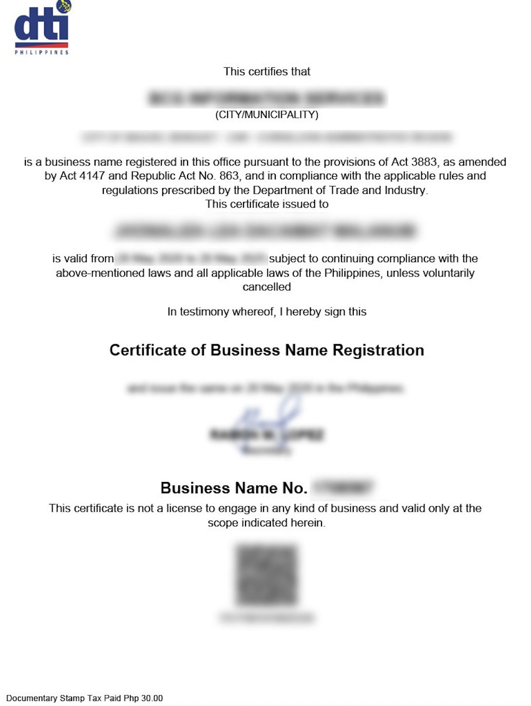 PH - What are the legal documents required to register to Xendit for ...