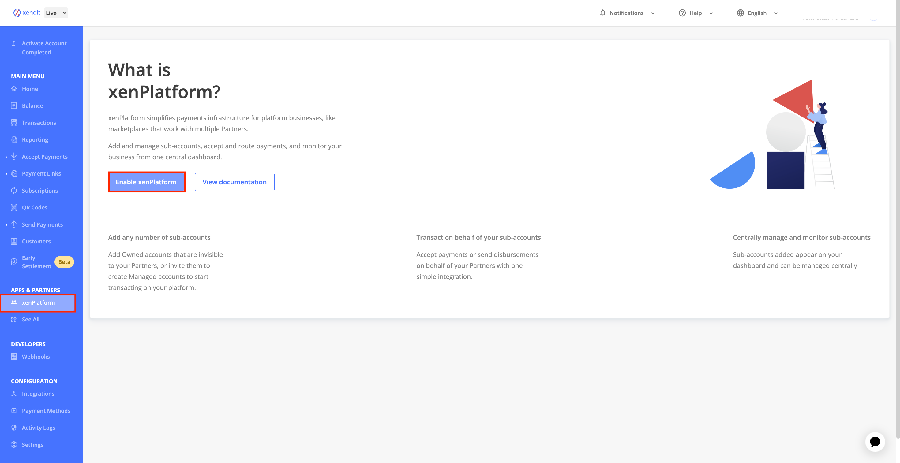How to activate xenPlatform for my business? – Xendit Help Center