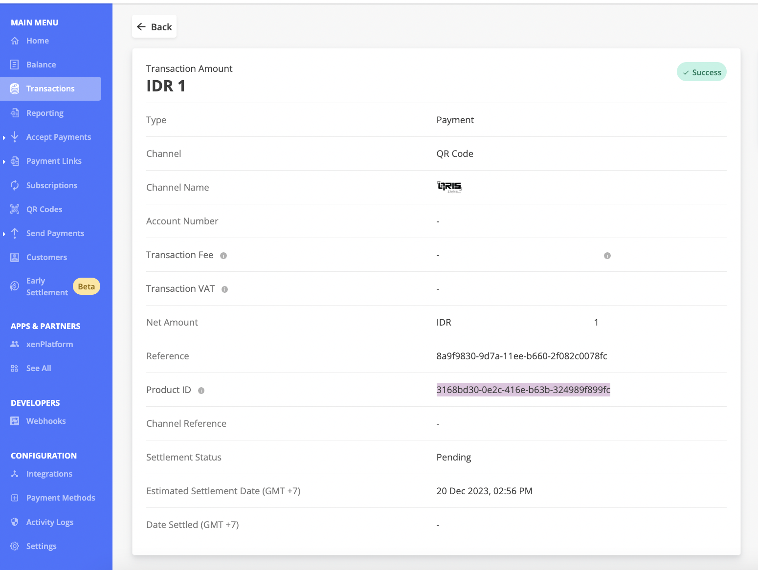 How To Check Qr Code Callback On Xendit Dashboard Xendit Guide