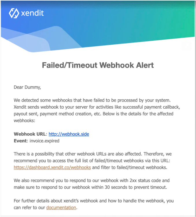 What is Webhook Timeout Alert Email? – Xendit Guide What is Webhook Timeout Alert Email? – Xendit Guide